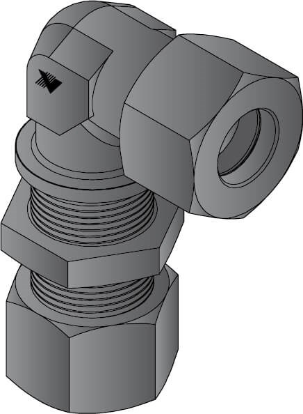 TECA Volz liittimet teräs