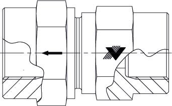 TECA Volz liittimet haponkestävä teräs