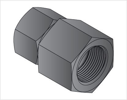 TECA Volz liittimet teräs